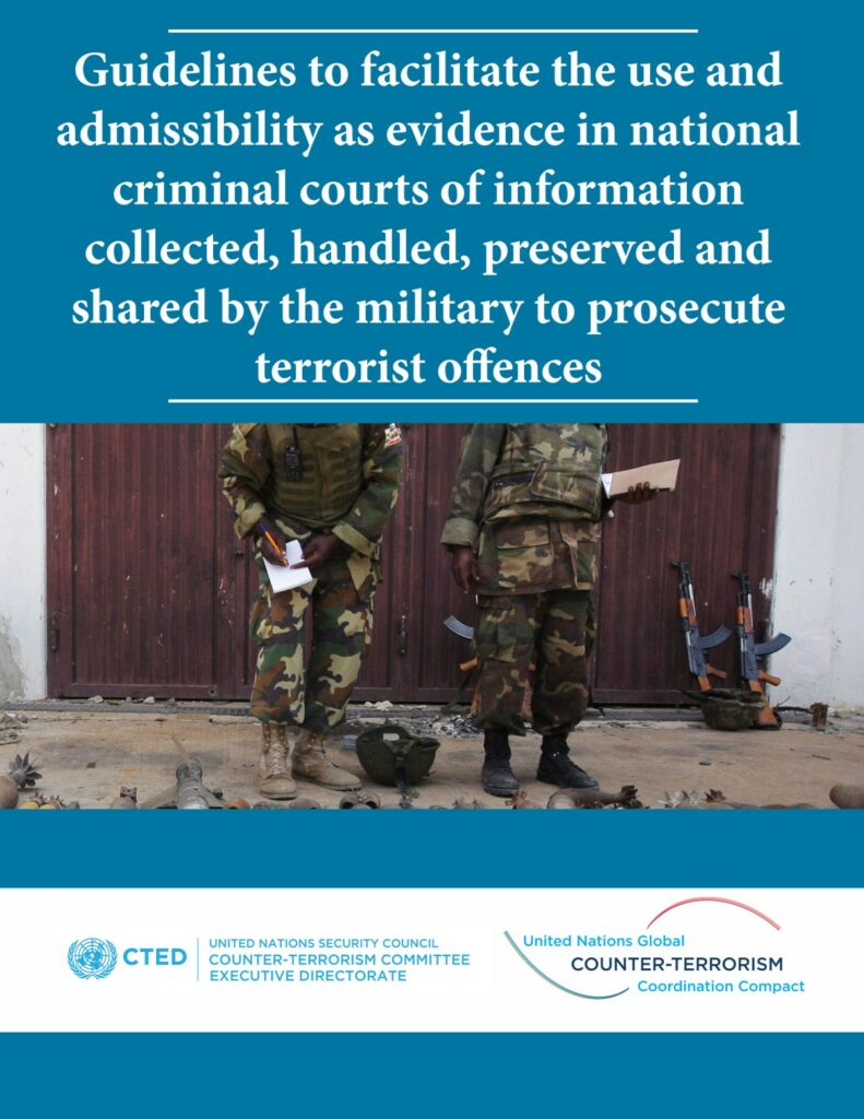 CTED Launches Guidelines on Battlefield Evidence | International Centre ...